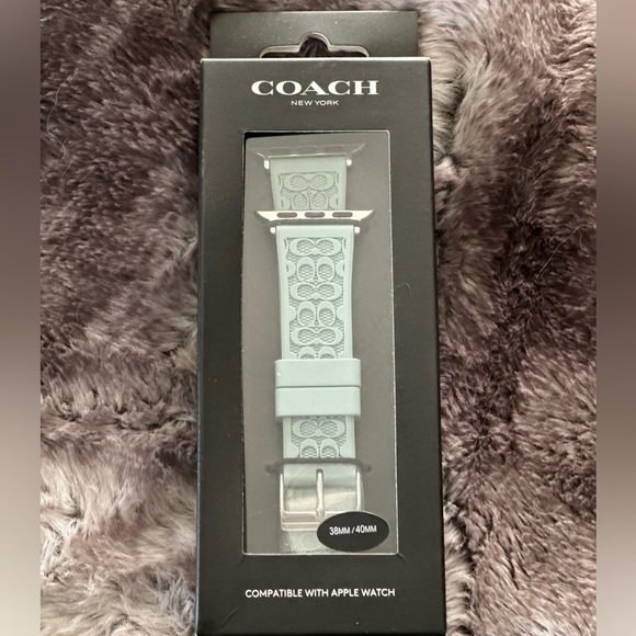 Coach | Accessories | New In Box Authentic Coach Apple Watch Band ...